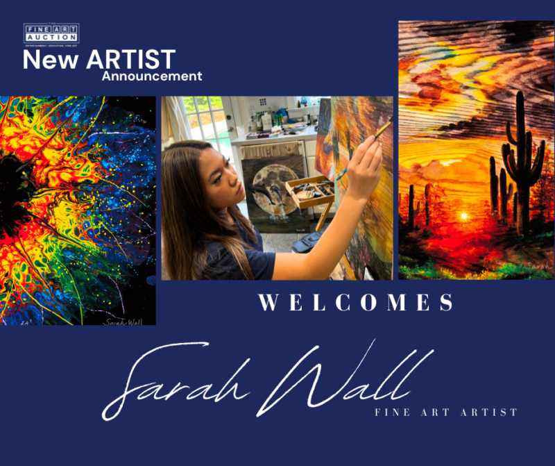 The Fine Art Auction is thrilled to introduce Sarah Wall » The Fine Art Auction